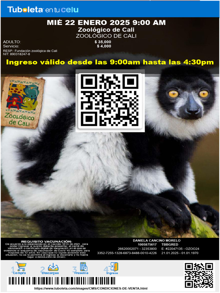 Entrada Zoologico de Cali Daniela Cancino Morelo | PDF
