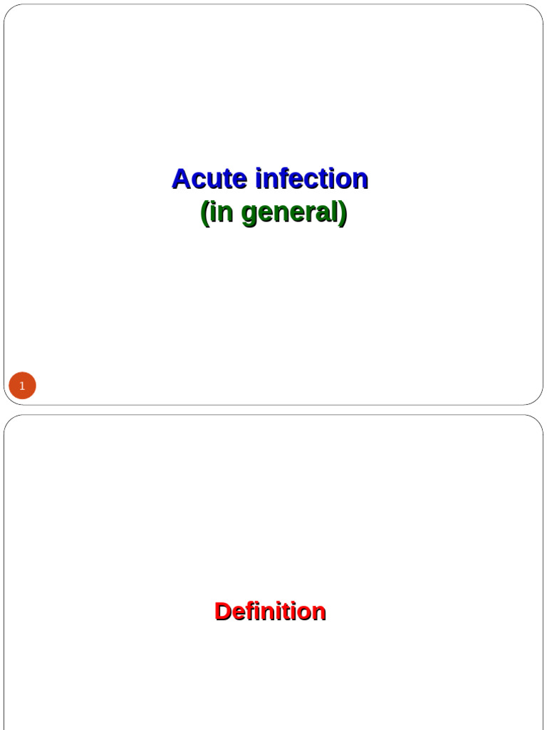 Understanding Acute Infections and Inflammation | PDF | Inflammation ...