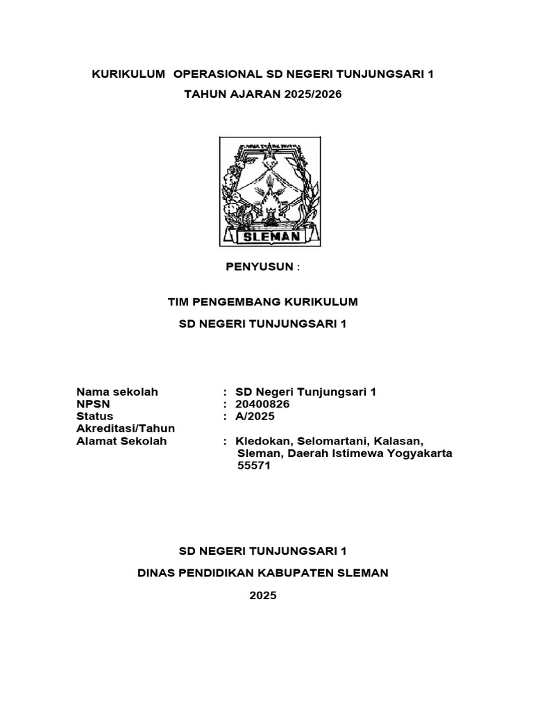 Scan Kurikulum 2025-2026 | PDF