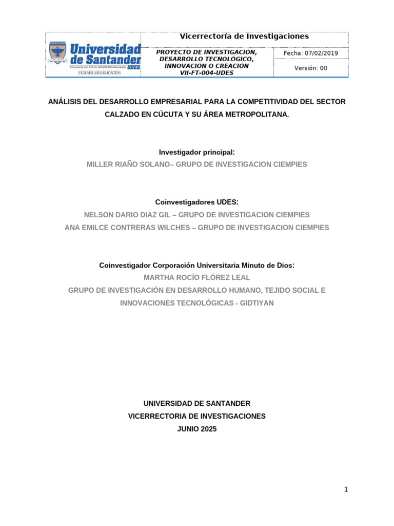 FT_004_formato_propuesta_de_investigacion - Udes-uniminuto (3) (1) (1) (1) | PDF | Empleo ...