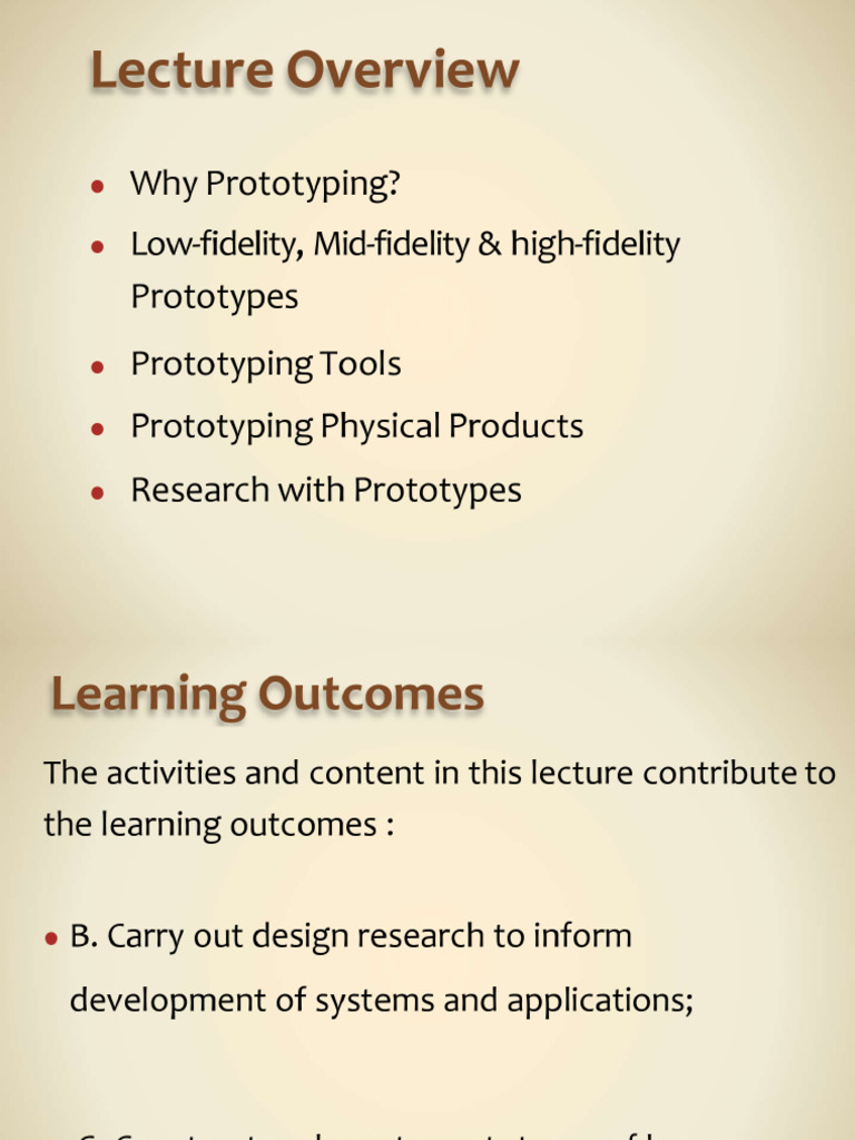 Week8 Prototyping-COMP1649 | PDF | Prototype | Design Thinking