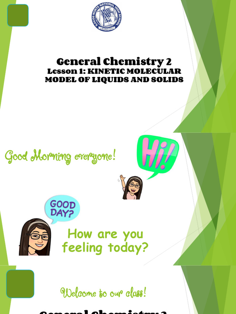 Week 1 QT1 Properties of Liquids and Solids | PDF | Gases | Liquids