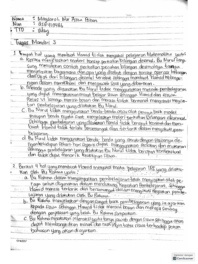 Maysaroh Nur Alisa Pohan 858419486 Tugas 3 TAP | PDF