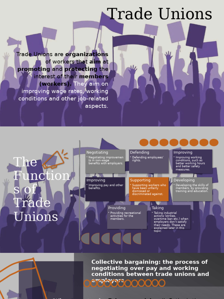 Trade-Unions Economics | PDF | Trade Union | Employment