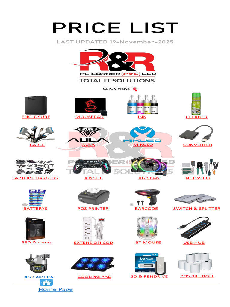 R&R November Wholesale Price List | PDF | Information And ...