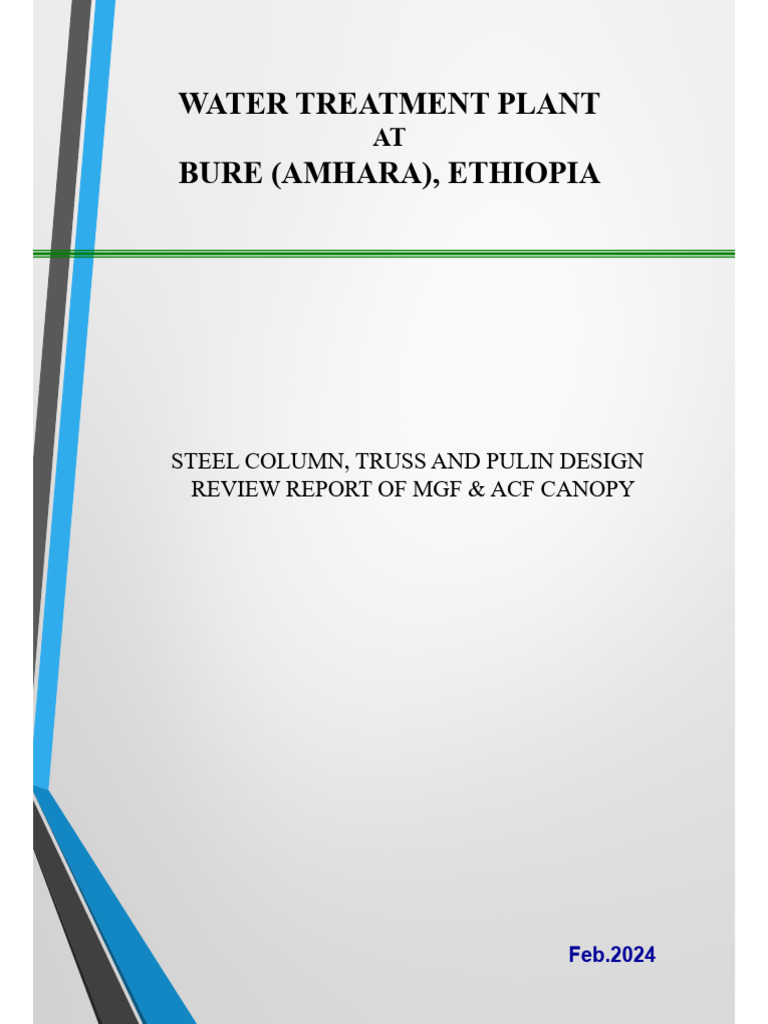 Steel Structure Review Report of MGF & ACF Canopy 12 Feb 2024 | PDF ...