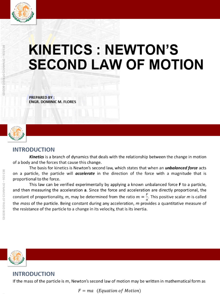 Newton's Second Law of Motion Explained | PDF | Force | Newton's Laws ...
