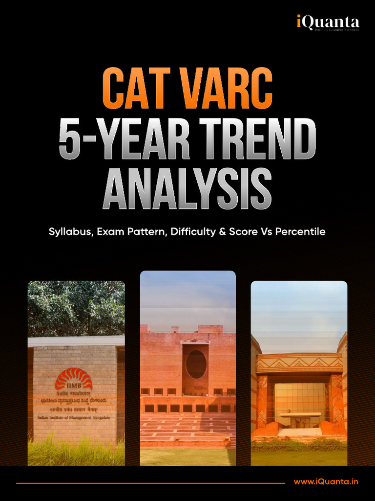 CAT VARC 5-Year Trend Analysis | PDF | Cognition | Learning