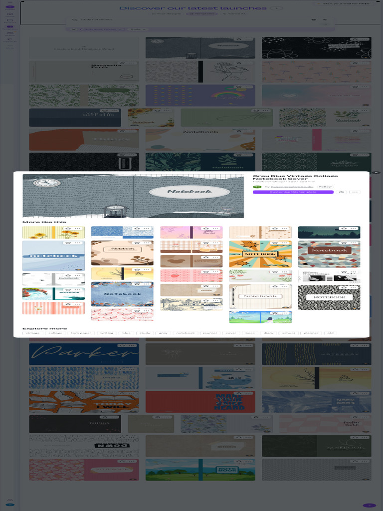 Search Study Notebooks - Canva | PDF