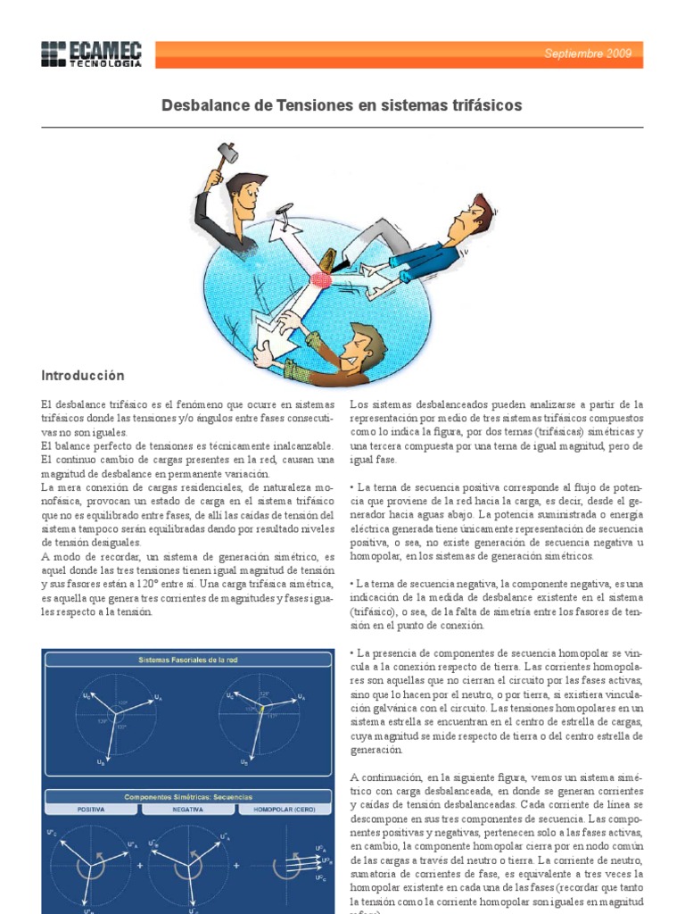 Desbalanceo Tensiones | PDF