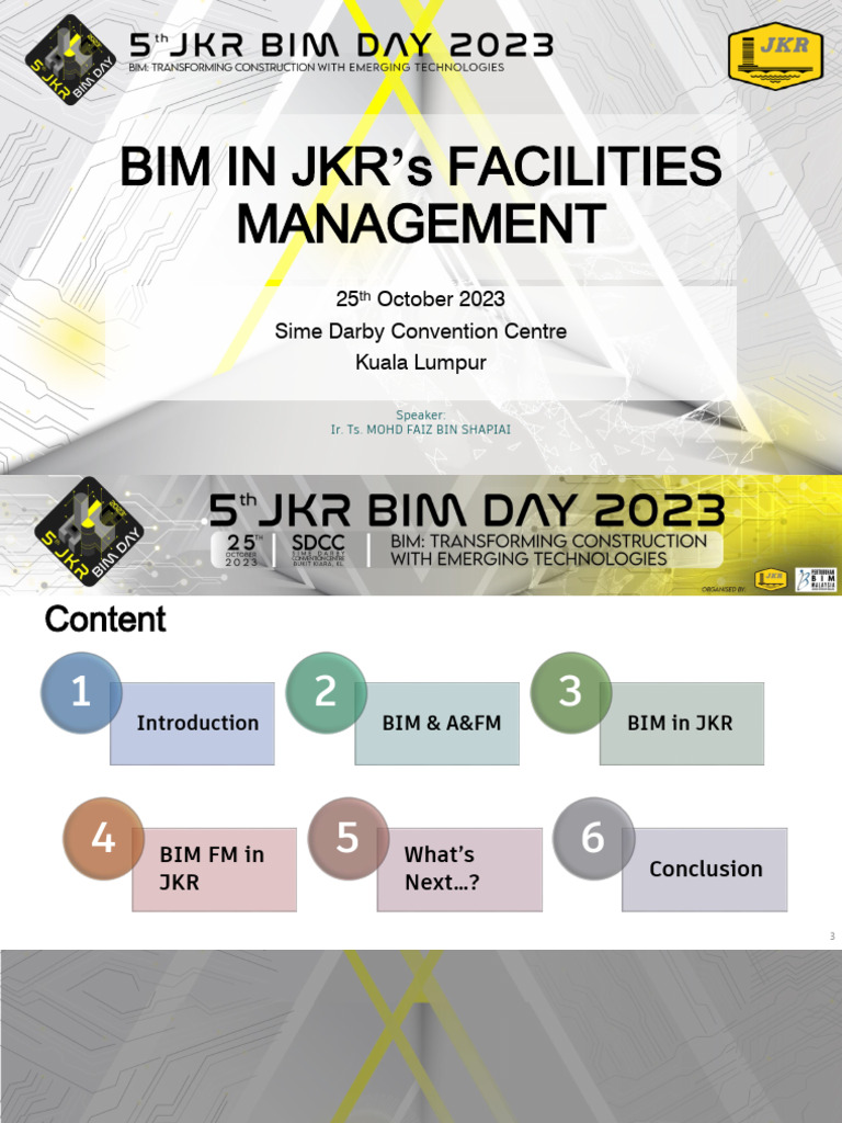 BIM in JKR's Facilities Management | PDF | Building Information ...