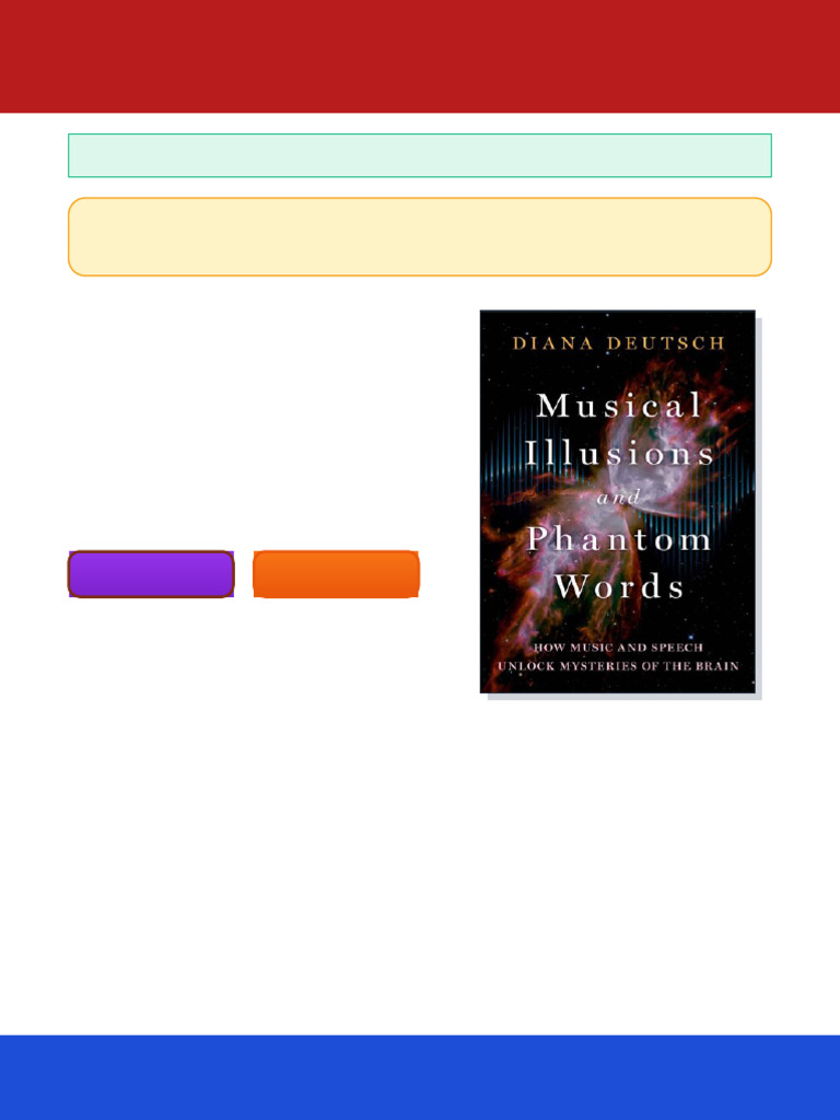 Musical Illusions and Phantom Words Diana Deutsch Ebook Premium Reader ...