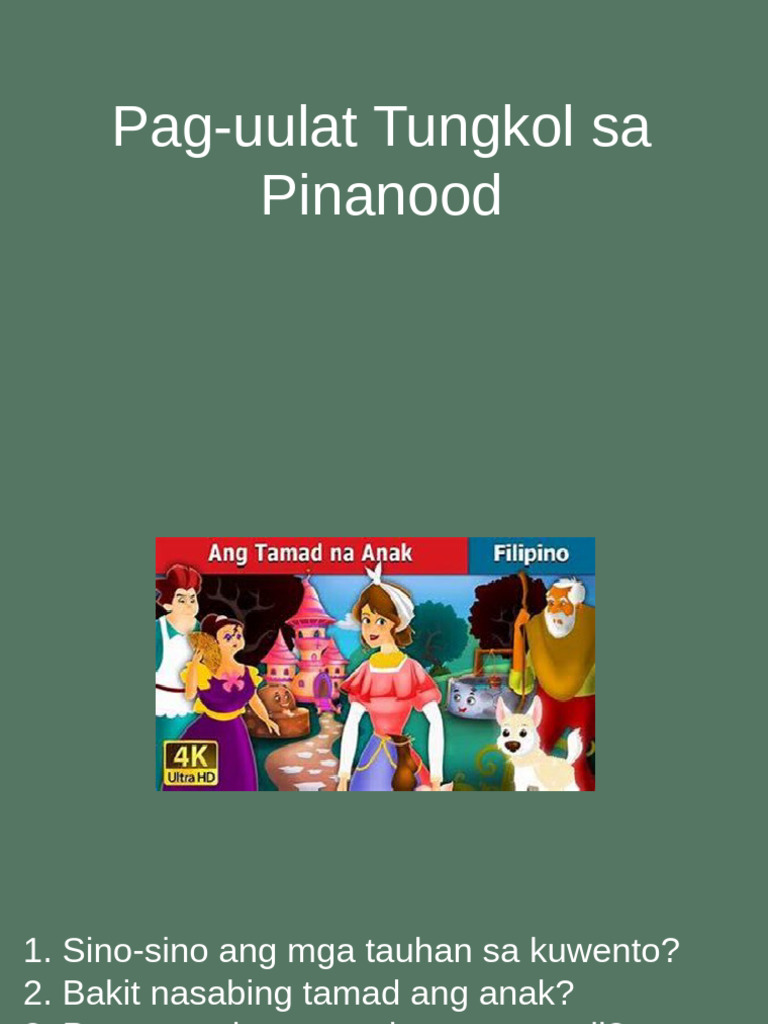 Fil Dis. 4 Panonood | PDF