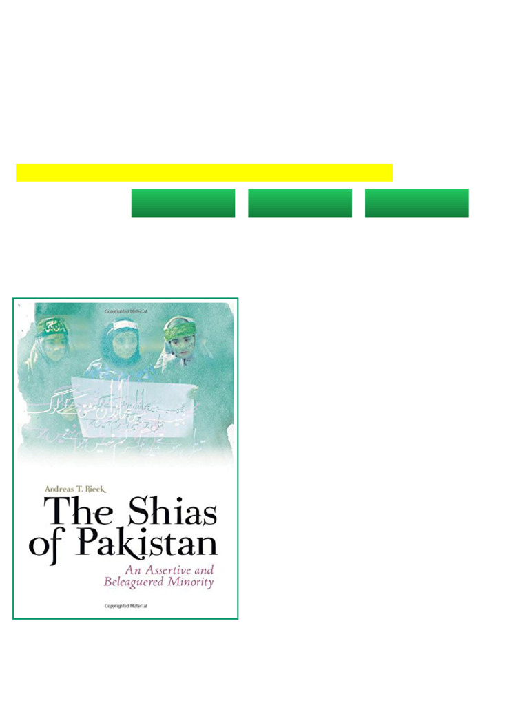 (Ebook) The Shias of Pakistan: An Assertive and Beleaguered Minority by ...