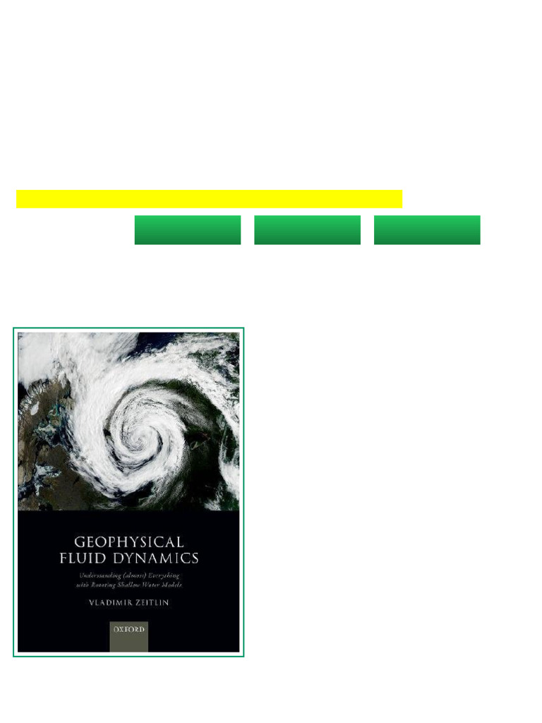 (Ebook) Geophysical fluid dynamics : understanding (almost) everything ...