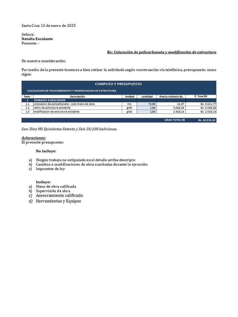 Techo | PDF