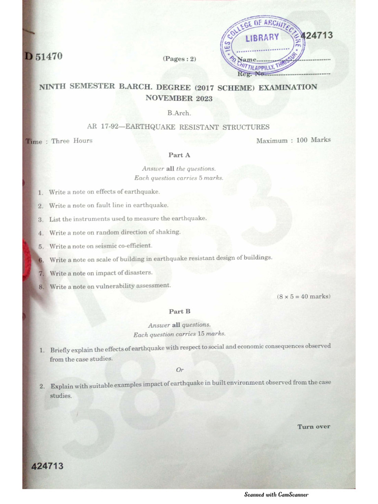 Question Paper | PDF