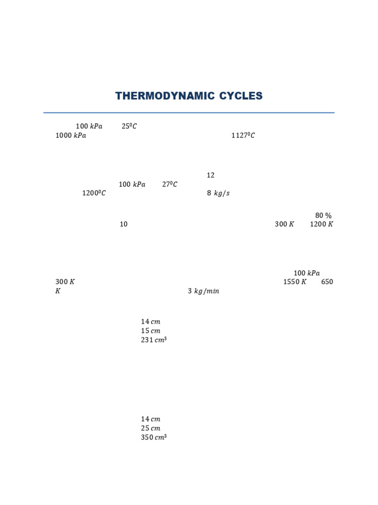ACTIVITY 9 Thermodynamic Cycle Heat Transfer | PDF | Steam Engine ...