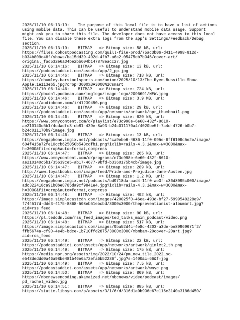 Mobile Data Tracking Log | PDF | Computing