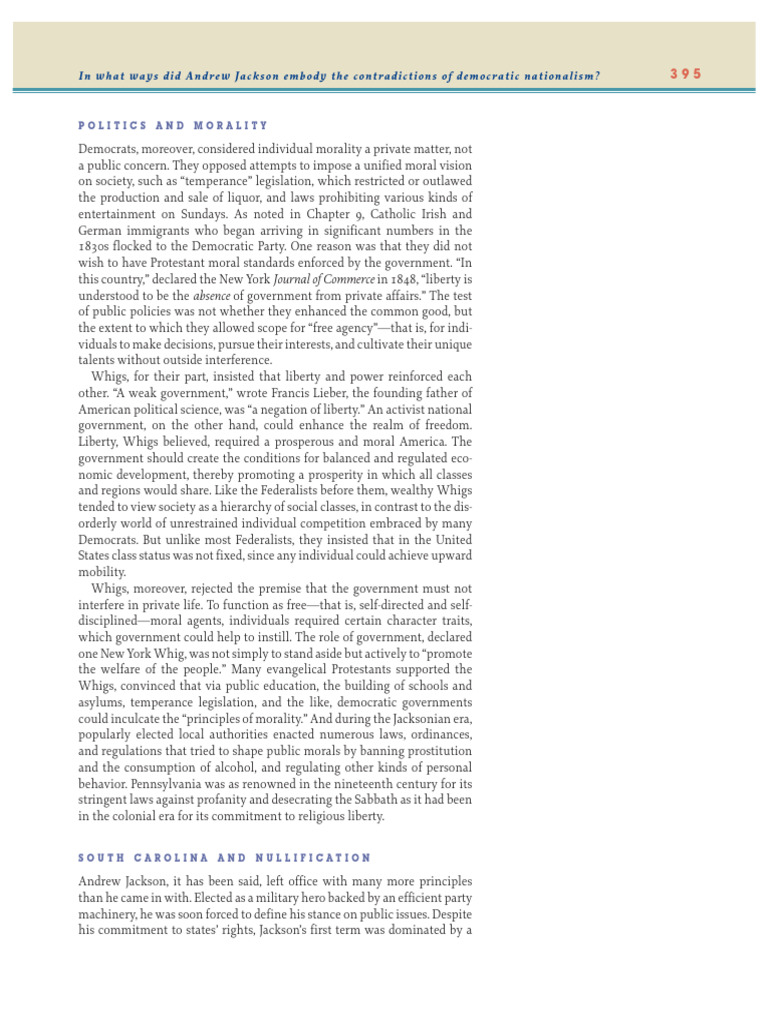 Foner, Age of Jackson | PDF | Cherokee | Seminole
