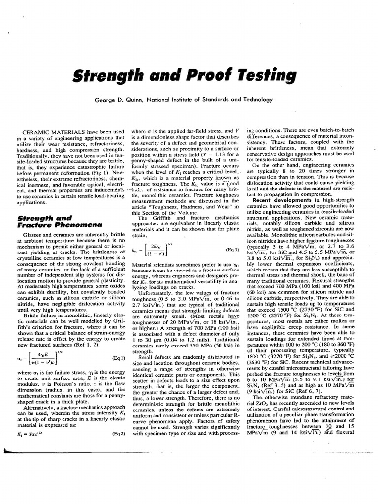 ASTM - Strengh & Proof Testing | PDF