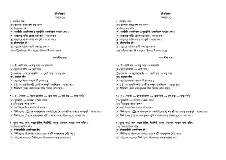 SSC Bio 13 | PDF