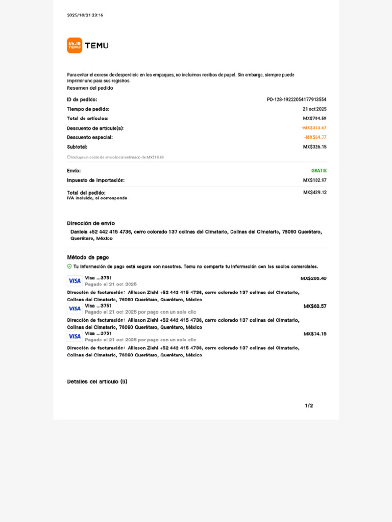 Temu Web Document | PDF