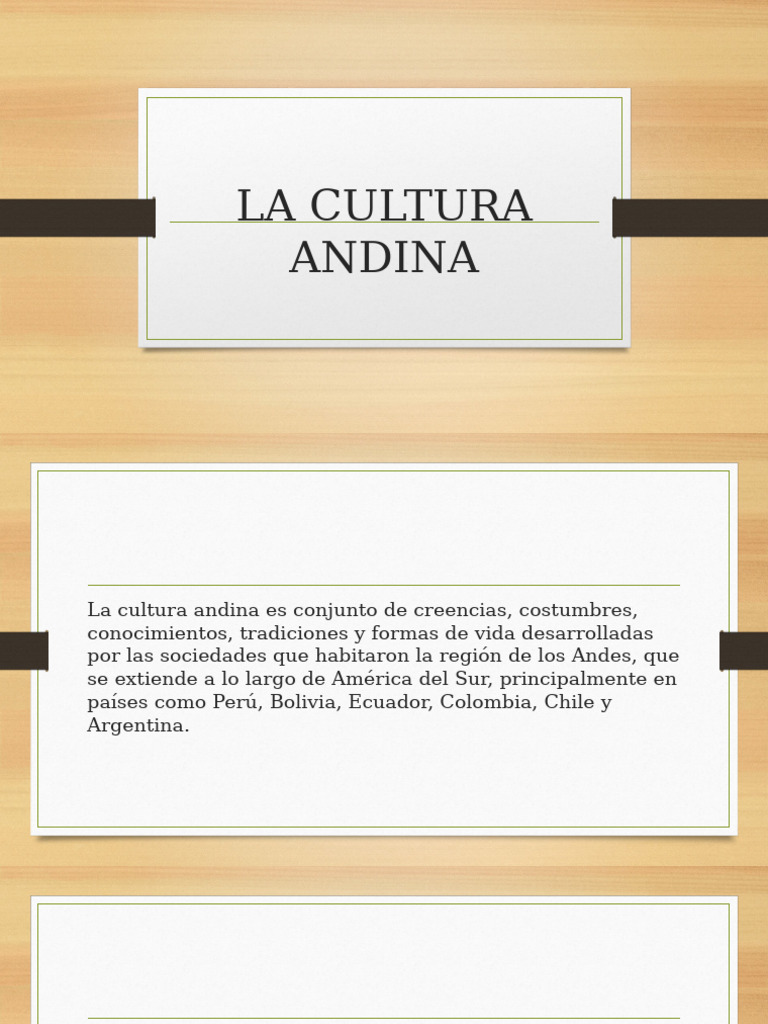 Cultura Andina: Tradiciones y Legado | PDF | Andes