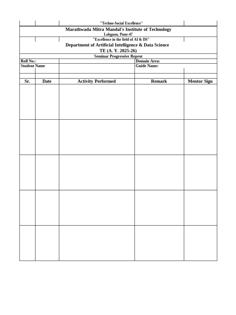Seminar Progressive Report | PDF
