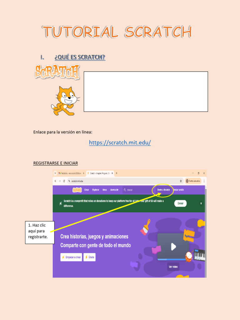 Tutorial Scratch | PDF