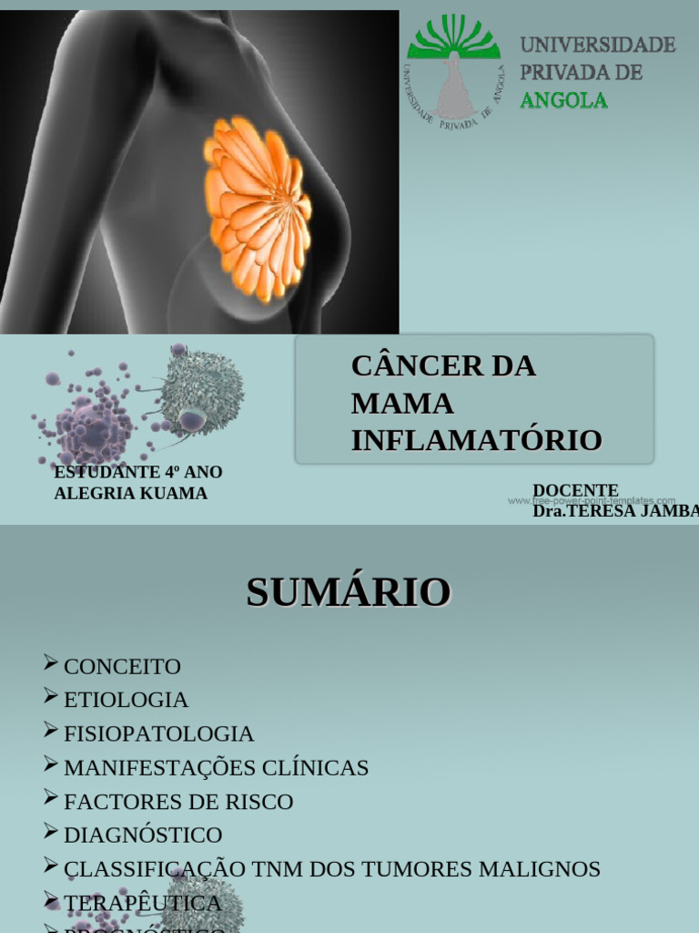 Câncer Inflamatorio Da Mama - Cópia | PDF | Câncer de mama | Câncer