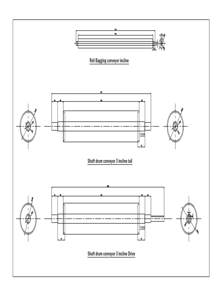 Incline Shaft Drum Conveyor FYJ508 | PDF