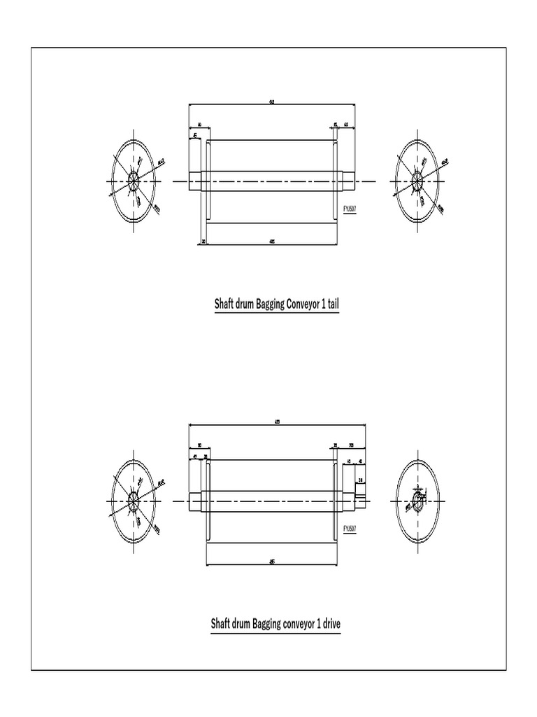 Drum Conveyor Bagging-Shaft Drum Bagging Conveyor 1 Drive | PDF