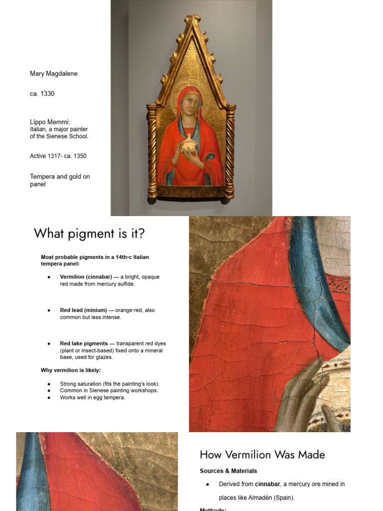 Vermilion Red - Color Research - Howie | PDF | Mercury (Element)
