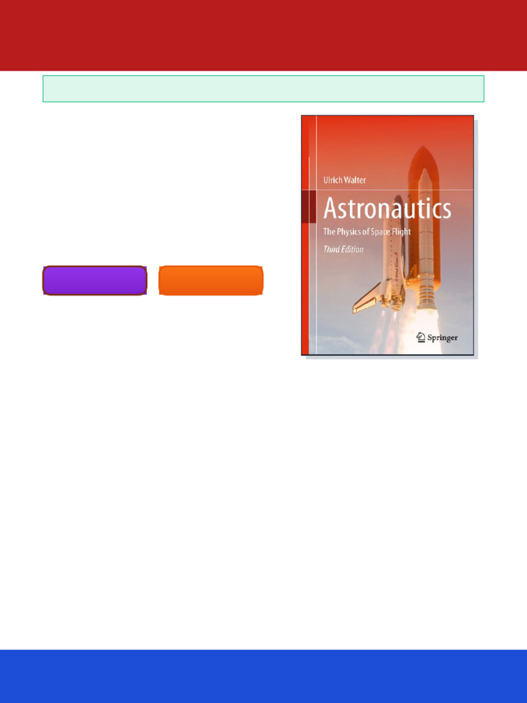Astronautics The Physics of Space Flight Ulrich Walter Ebook Latest ...