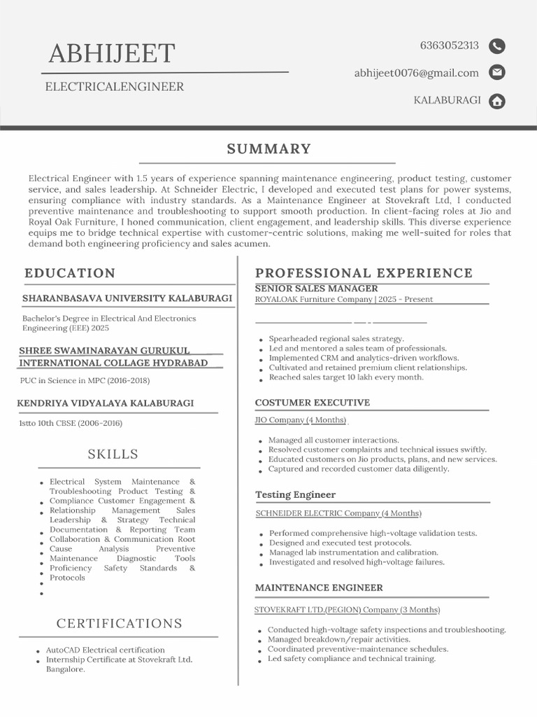 Gray and White Simple Clean Resume - PDF - 20251007 - 191859 - 0000 | PDF