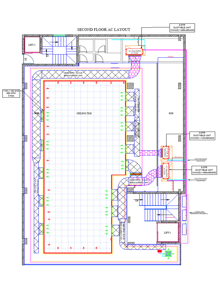 r4 VSL 2f Hvac Layout | PDF | Building Engineering | Building Technology