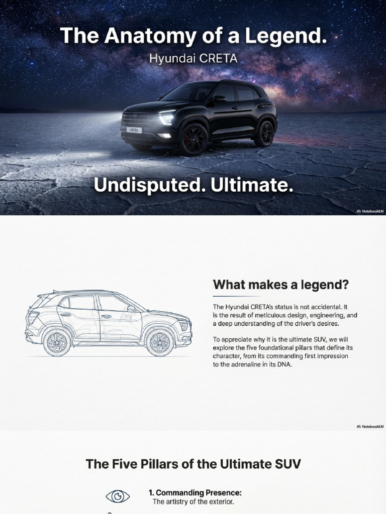 Hyundai CRETA Ultimate Anatomy of A Legend | PDF