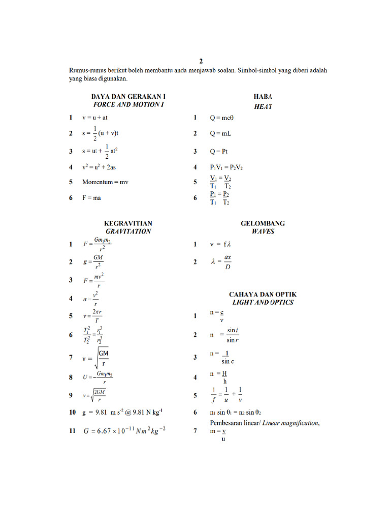 Formula KSSM | PDF