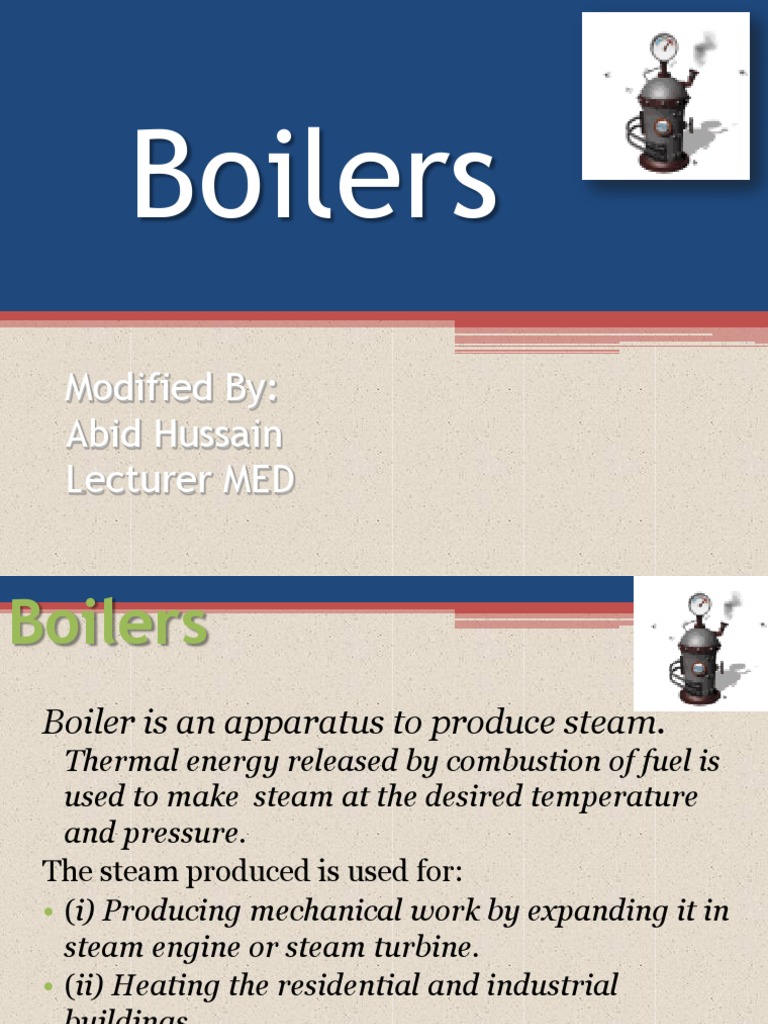 Boilers Ppt | Boiler | Steam Engine | Free 30-day Trial | Scribd