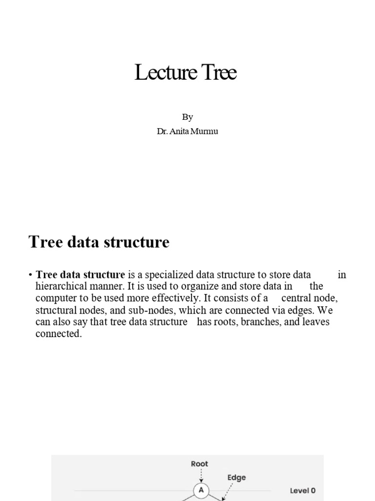 DS Week 8 Tree data structure | PDF | Algorithms And Data Structures