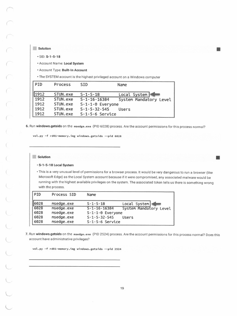 GCFA-Workbook and Labs Section 3-5 | PDF