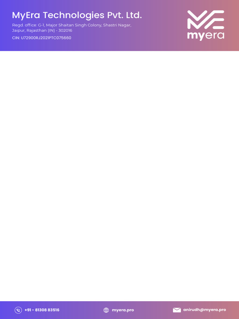 MyEra Letterhead - New - June 2025final | PDF