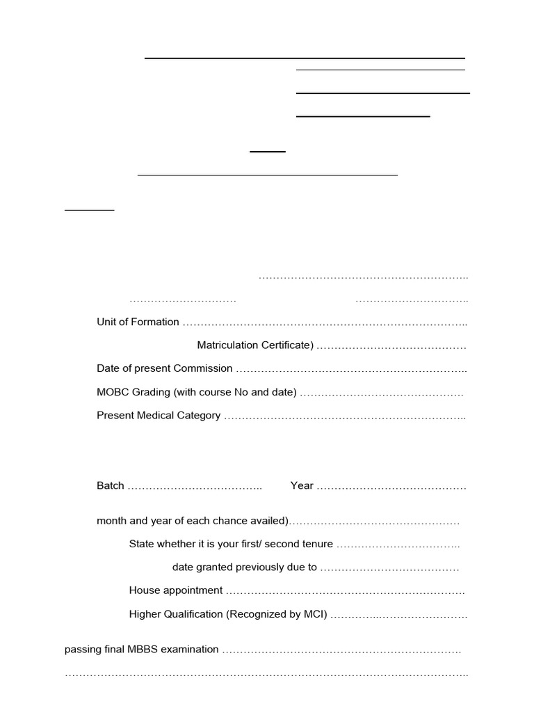 Application Form For Grant of DPC in Amc | PDF | Educational Stages