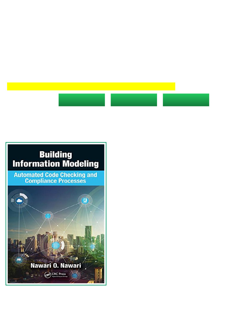 (Ebook) Building information modeling : automated code checking and compliance processes by ...