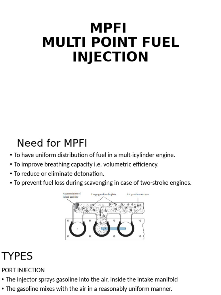 Understanding Multi Point Fuel Injection | PDF
