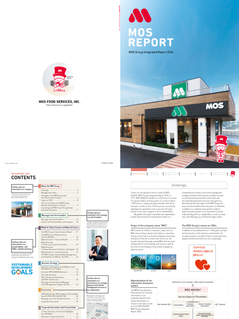 MOS Burger Report | PDF | Hamburgers | Japanese Cuisine