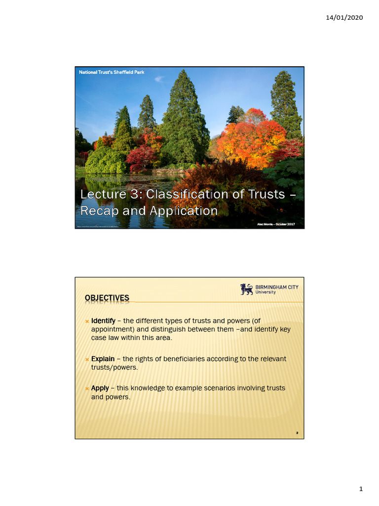 Understanding Trusts: Types and Roles | PDF | English Trust Law ...