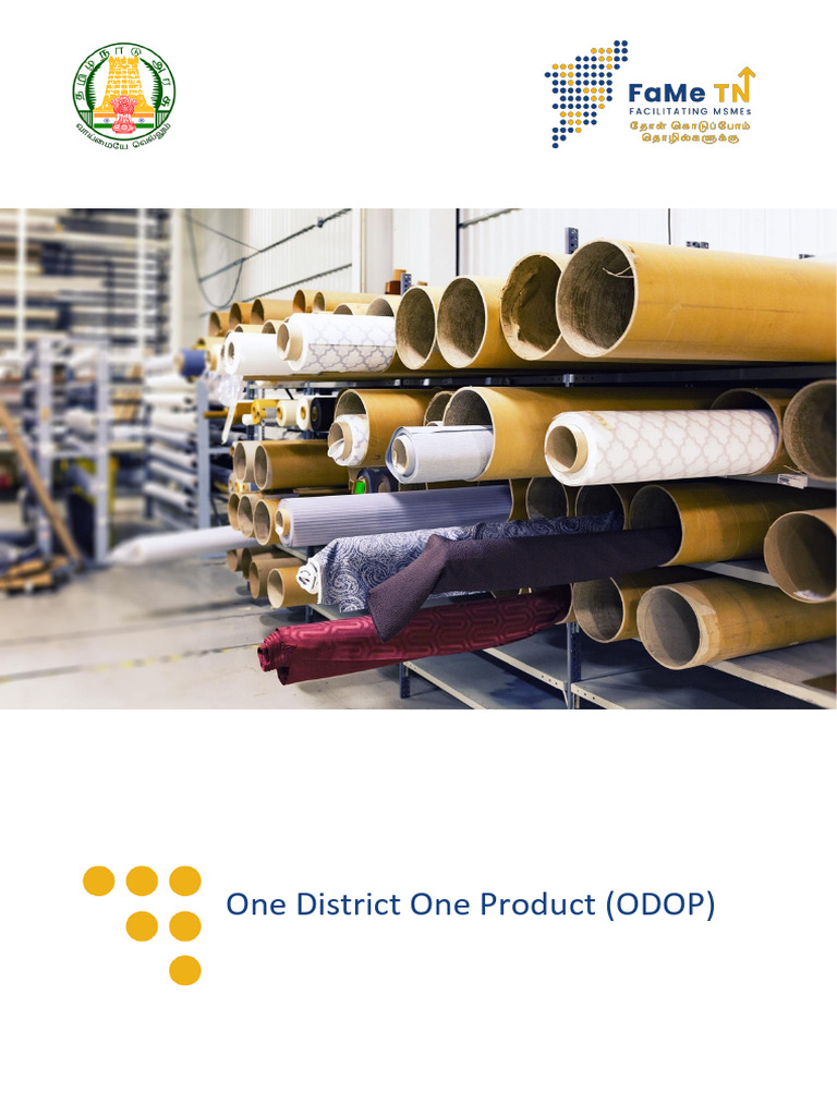 ODOP Products by District Overview | PDF