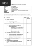 Voorbeeld Notulen Vergadering Vve1 | PDF